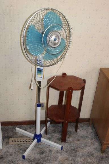 Fan & Side Table - Auction Ohio