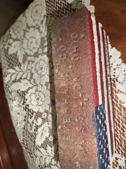 Hand painted bricks - Auction Ohio