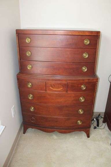 Hepplewhite High Chest - Auction Ohio