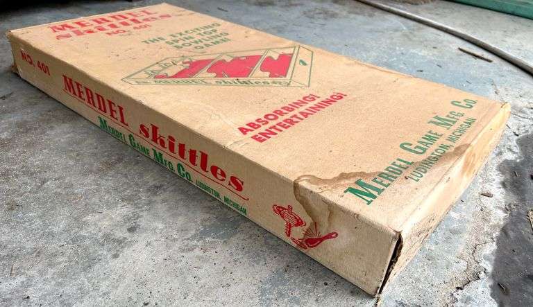 VTG Merdel Skittles Game - Auction Ohio