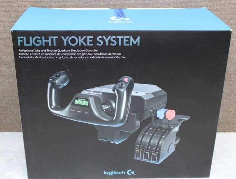 Logitech G Flight Yoke System With Throttle Quadrant - Auction Ohio