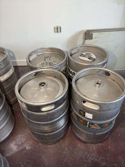 Four Empty Beer Kegs - Auction Ohio