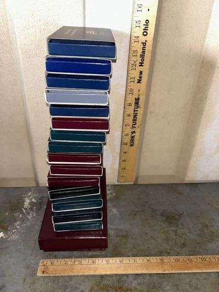 16 Assorted Empty Coin Boxes Largest Box Is 7.75'' X 4.5'' X 1.5 ...