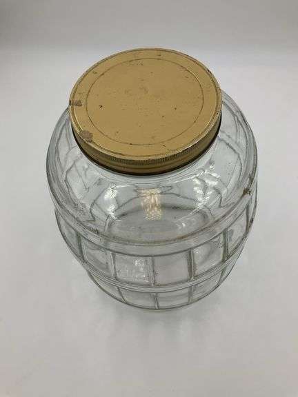 Vintage Large Glass Pickle Jar - Auction Ohio