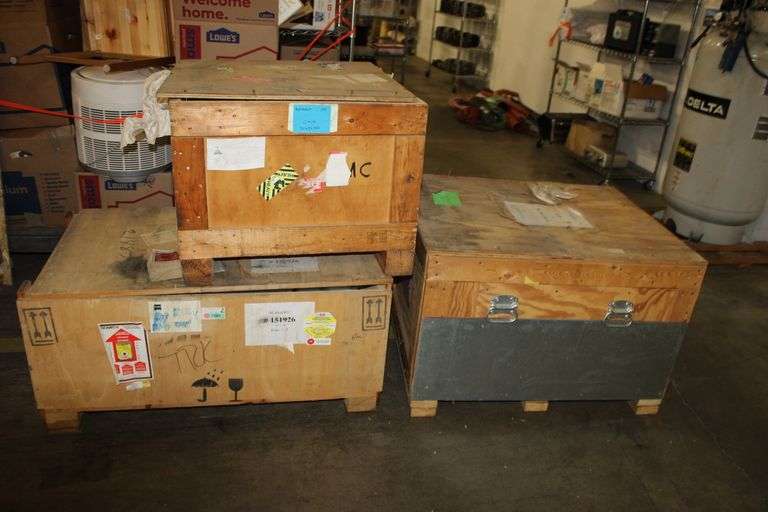 Wooden Storage Crates - Auction Ohio