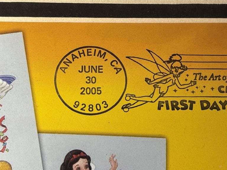 Disney Cell with First Day Cover - Auction Ohio