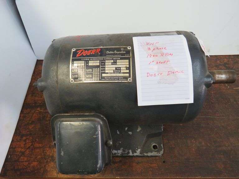 3 Phase Motor - Auction Ohio