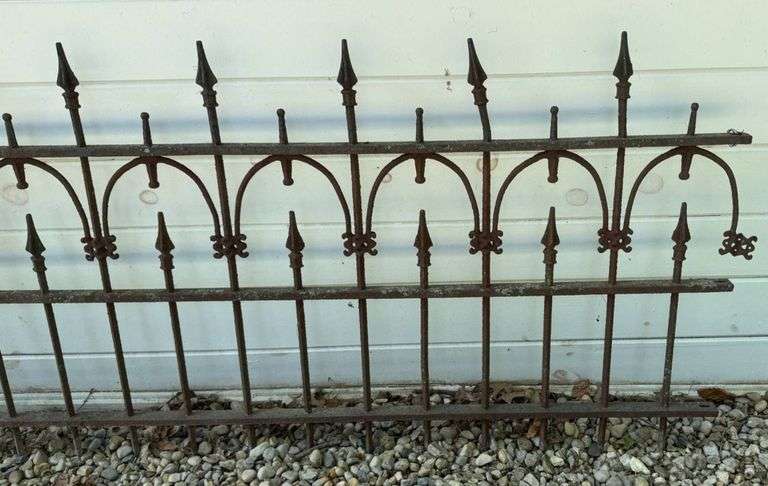 Decorative Cast Iron Gothic-Style Fence Panel - Auction Ohio