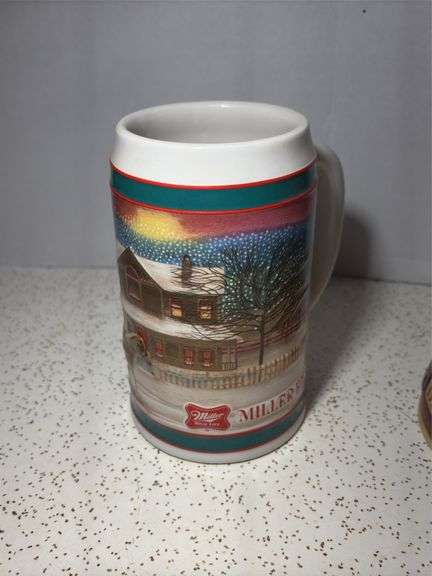 Three Miller Beer Mugs - Auction Ohio