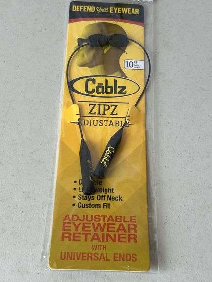 Cablz Zipz Adjustable Eyewear Retainer W/Universal Ends Color B10, 10 ...