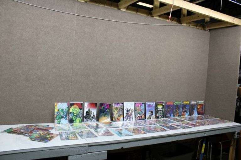 Comic Books Including The Savage Dragon, Gen 13, And Predator Titles ...