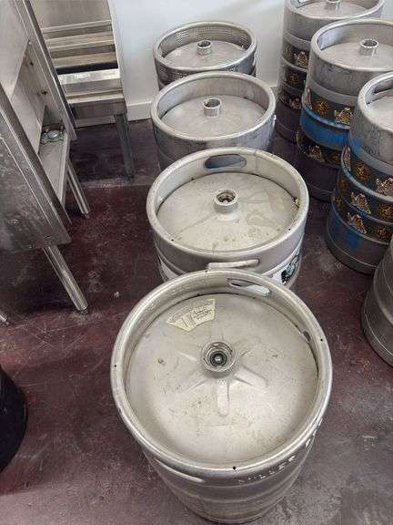 Four Empty Beer Kegs - Auction Ohio