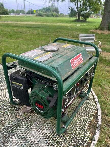 120 v Coleman generator - Auction Ohio