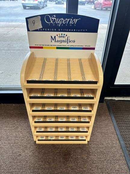 Superior Threads Display Rack - Auction Ohio