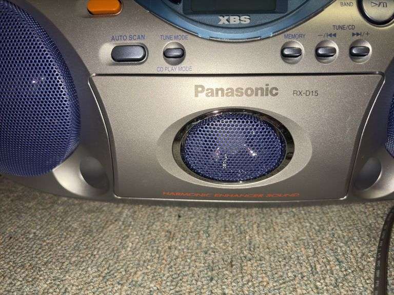 Panasonic RX-D15 Digital Synthesizer Tuner and Remote Portable CD ...