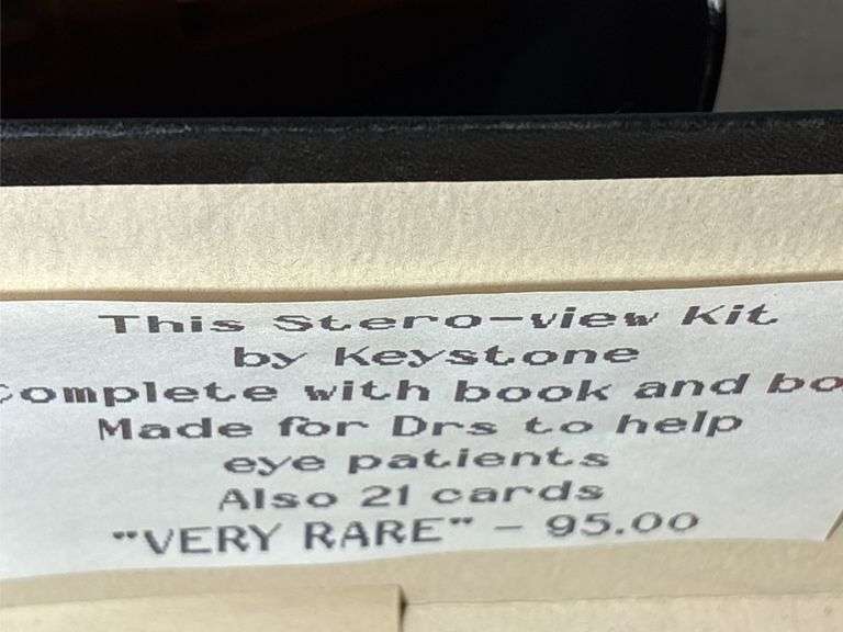 Keystone Stereo Viewer and Cards - Auction Ohio