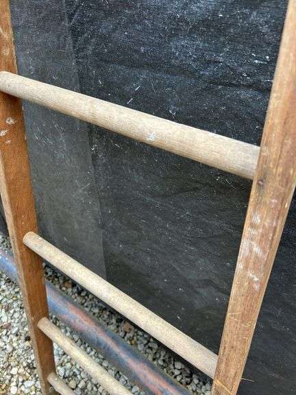 Wooden Rung Ladder - Auction Ohio