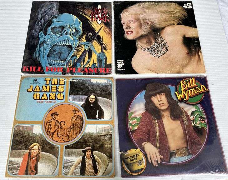 Vintage Metal & Rock Band LP Vinyl Record Lot Sealed James Gang Edgar ...