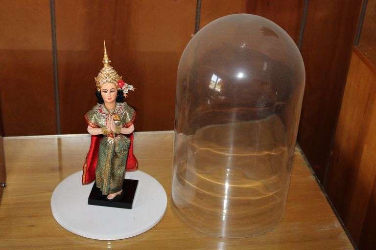 Thai Figure & Display Dome - Auction Ohio