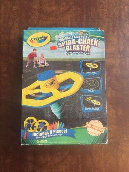 Crayola Washable Sidewalk Spira-Chalk Blaster - Auction Ohio