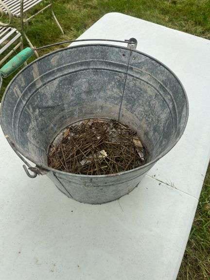 vintage Rolling Rock beer "Tub O' Rocks" galvanized metal bucket ...