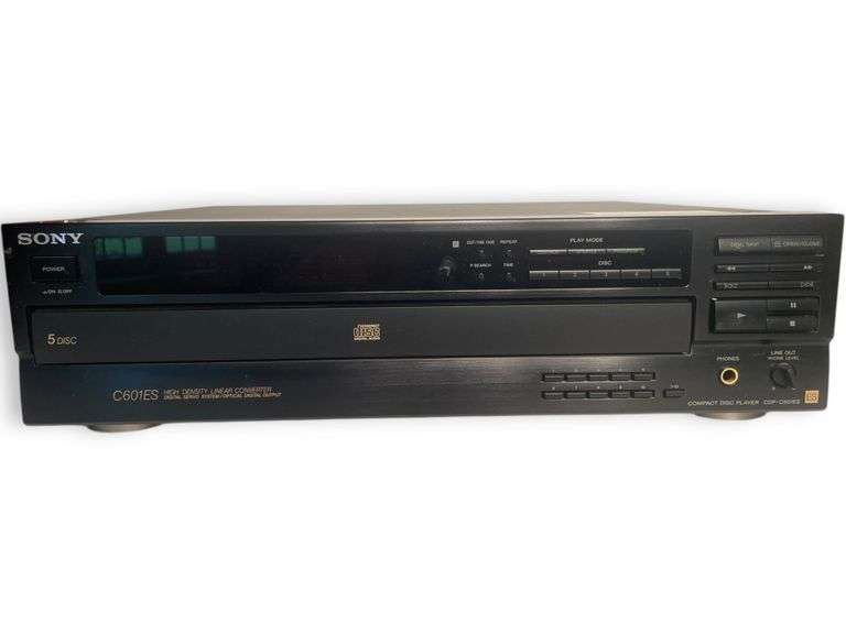SONY 5 DISC CD CHANGER PLUS SAMSUNG BLU-RAY PLAYER AND CONTROL4 HOME ...