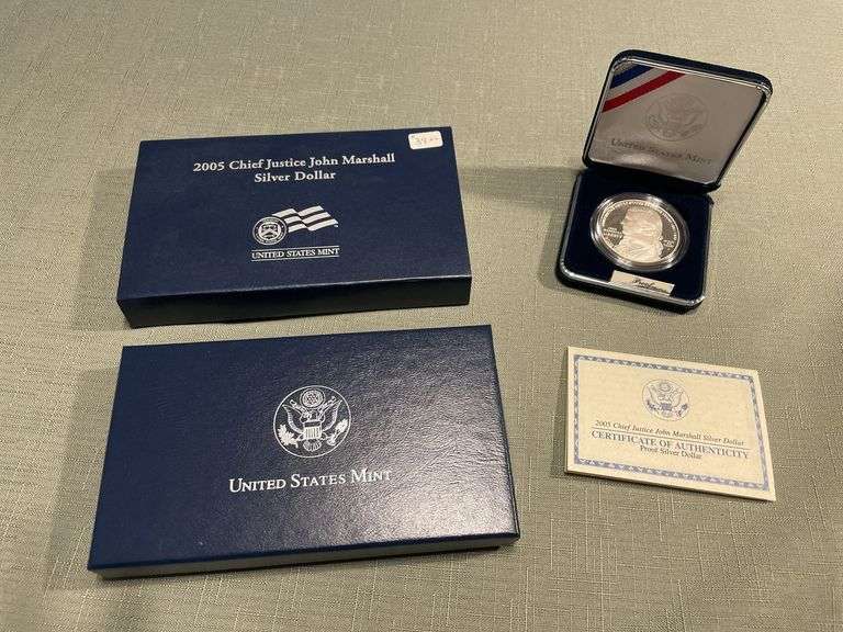 2005-P Chief Justice Marshall Silver Dollar - Auction Ohio