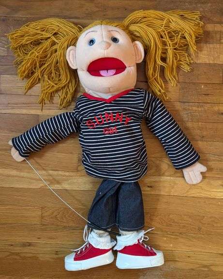 Sunny Girl Puppet with Two Additional Outfits - Auction Ohio