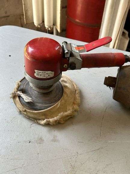 3 Pneumatic Tools Including Rom-Air Sander, Chicago Pneumatic Impact ...