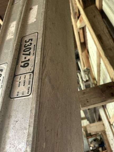 Werner Model 5307-19 Aluminum Walk Boards - Auction Ohio
