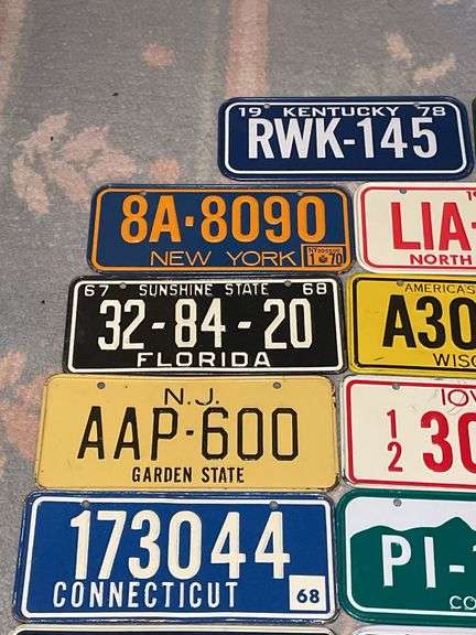 License Plates & Novelty Signs - Auction Ohio