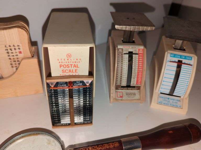 Postal Scales, Magnifying Glass and Coasters - Auction Ohio