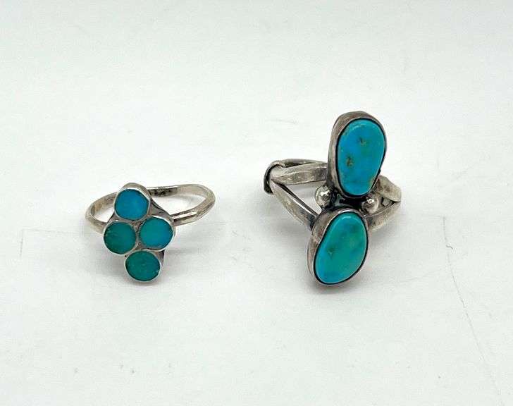 Sterling & Turquoise Rings - Auction Ohio