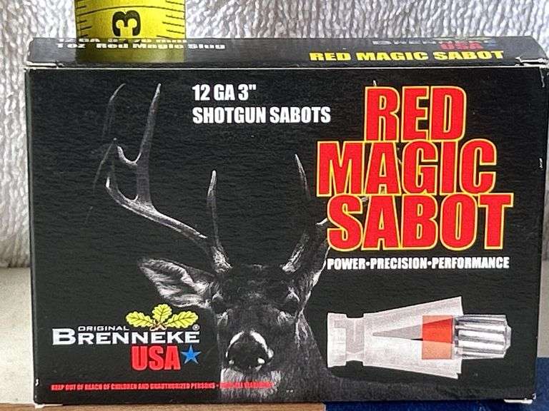 Red Magic Sabot 12Ga. 3" 1 oz. Shotgun Sabots Brenneke U.S.A. 5 Shotgun ...