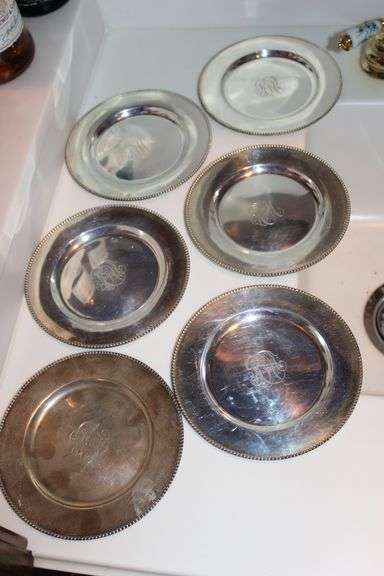 Sterling Silver Bread Plates - Auction Ohio