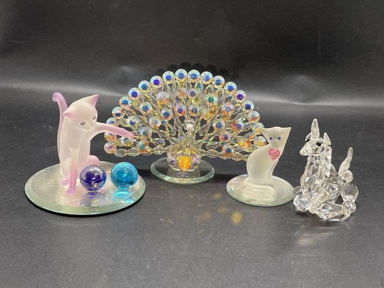Crystal Animals – 4pc - Auction Ohio