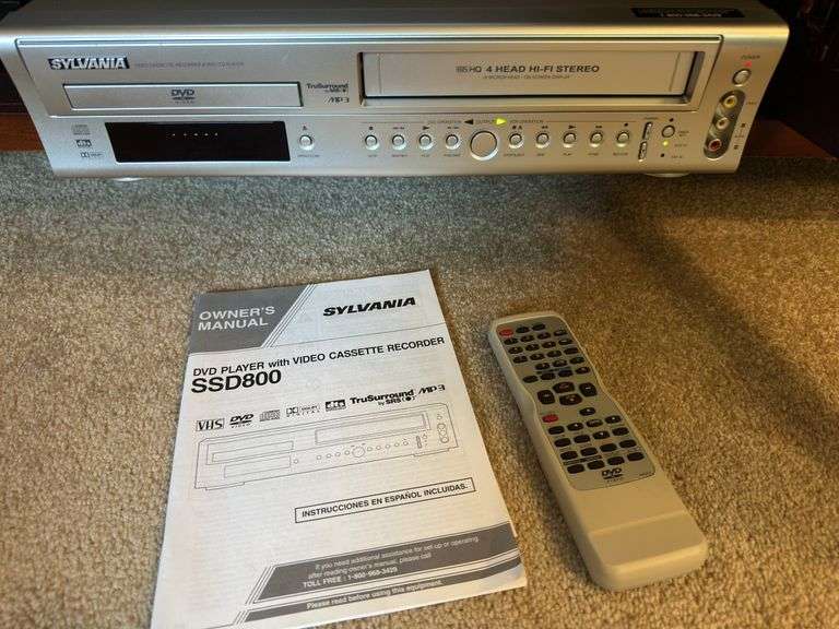 Sony component system + Sylvania DVD/VHS - Auction Ohio