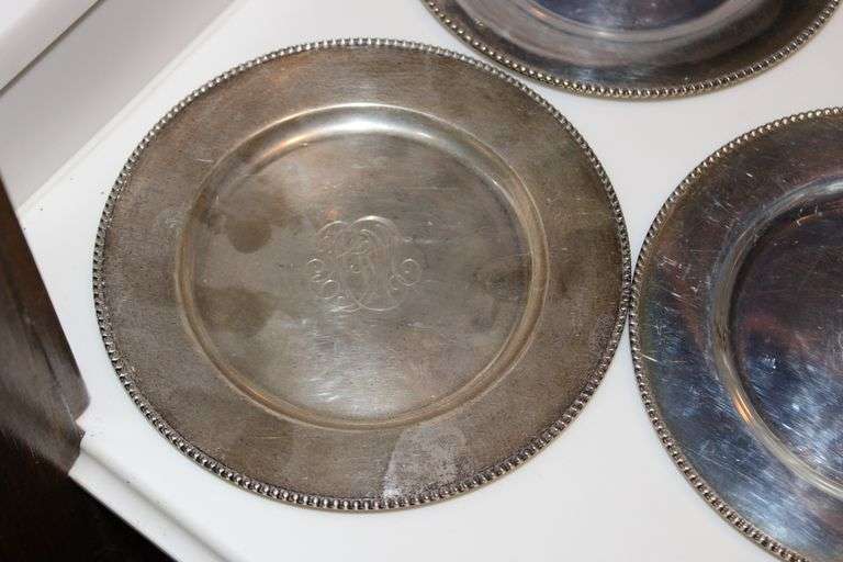 Sterling Silver Bread Plates - Auction Ohio