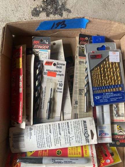 Mixed drill bits - Auction Ohio