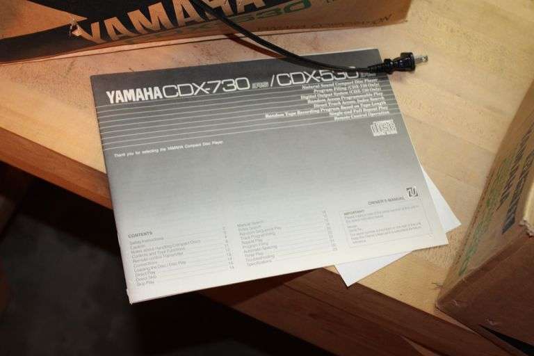 Yamaha CD Players - Auction Ohio