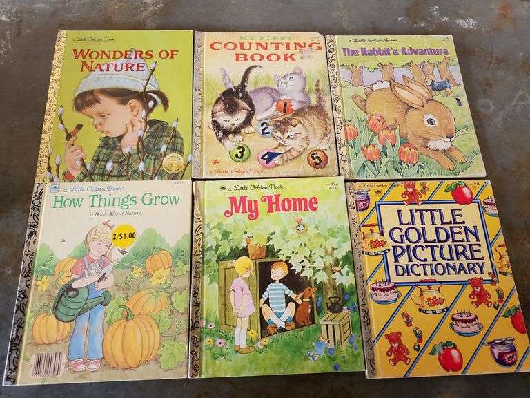 Little Golden Books 1985 Wonders Of Nature, 1986 How Things Grow, 1976 ...