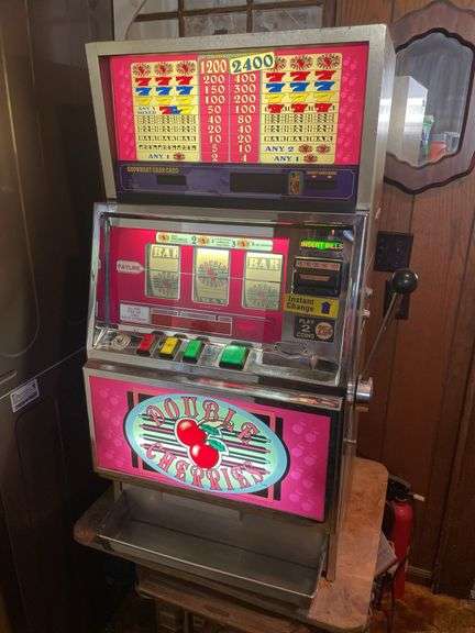 1991 “Double Cherries” Slot Machine - Auction Ohio