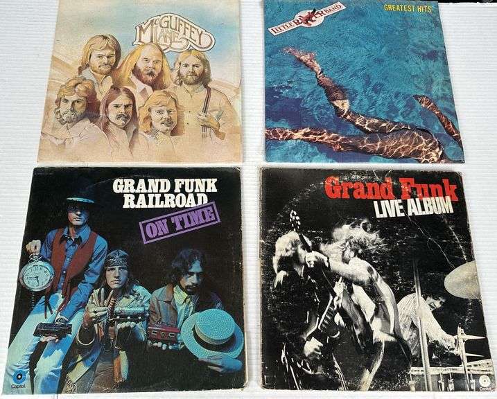 Vintage Rock & Country Rock Band Vinyl Record LP Lot - Auction Ohio