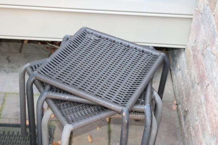 Stacking Patio Side Tables - Auction Ohio