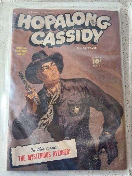 2 Hopalong Cassidy Comic Books Auction Ohio 6953