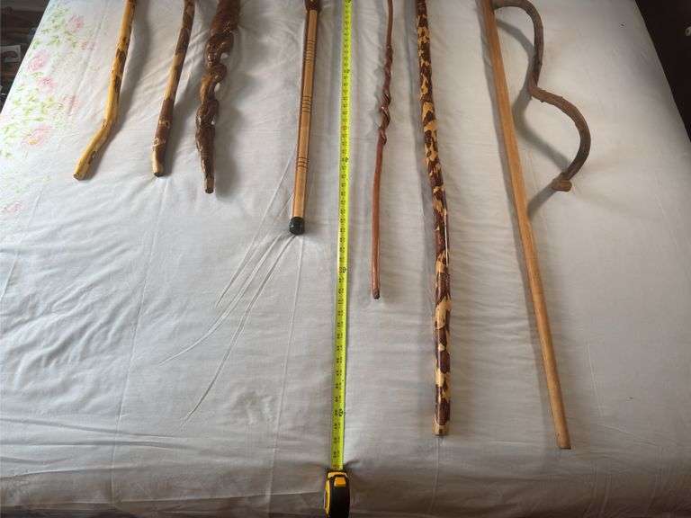 Eight Assorted Walking Sticks - Auction Ohio