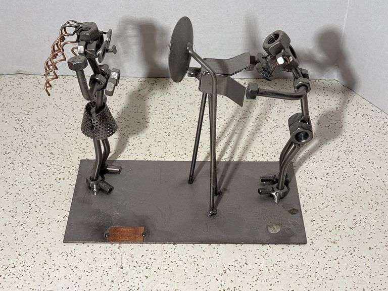 Newer Handcrafted Metal Art - Auction Ohio
