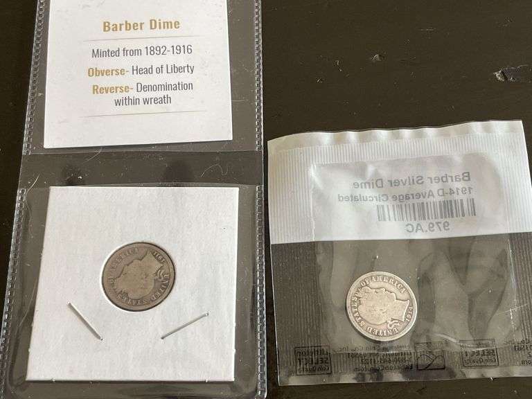 Barber Dimes - Auction Ohio