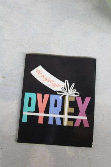 Pyrex Mixing Bowls, Casserole Dish, Measuring Cup, and Brass Warming ...