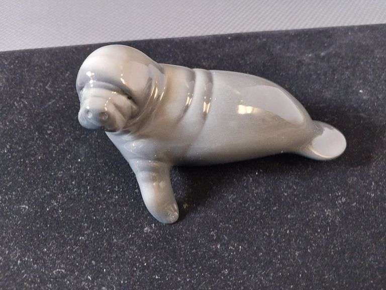 Glazed Ceramic Manatee Figurine – China - Auction Ohio